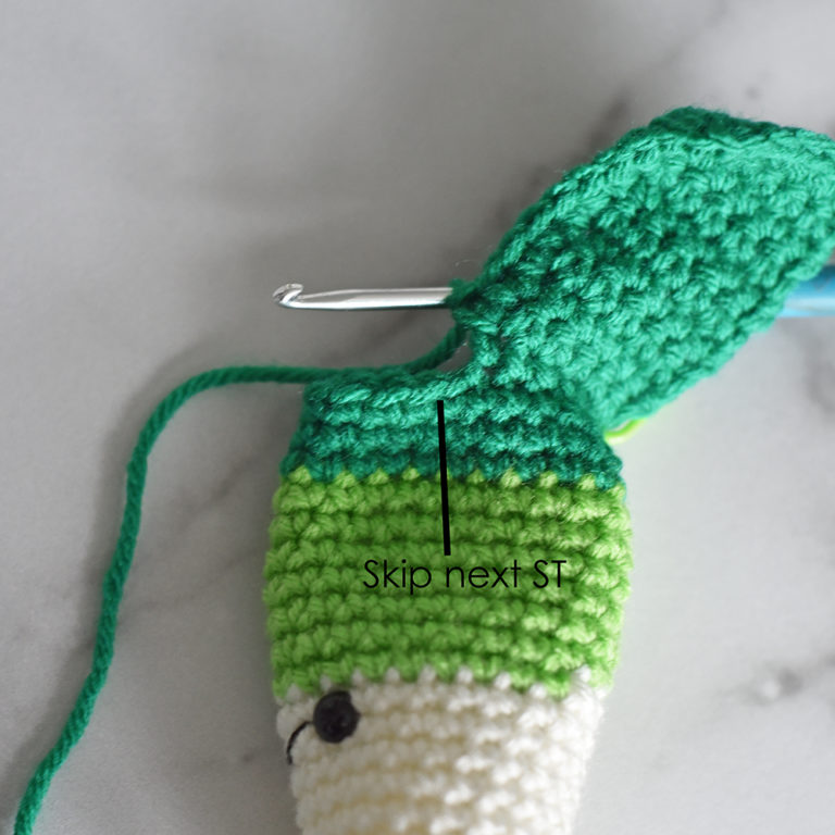 Amigurumi Leek - Free Crochet Pattern - The Turtle Trunk