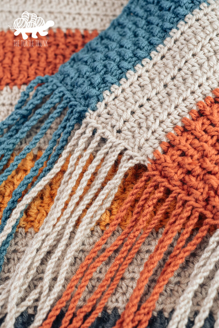 Bonfire Scarf - Free Crochet Scarf Pattern - The Turtle Trunk